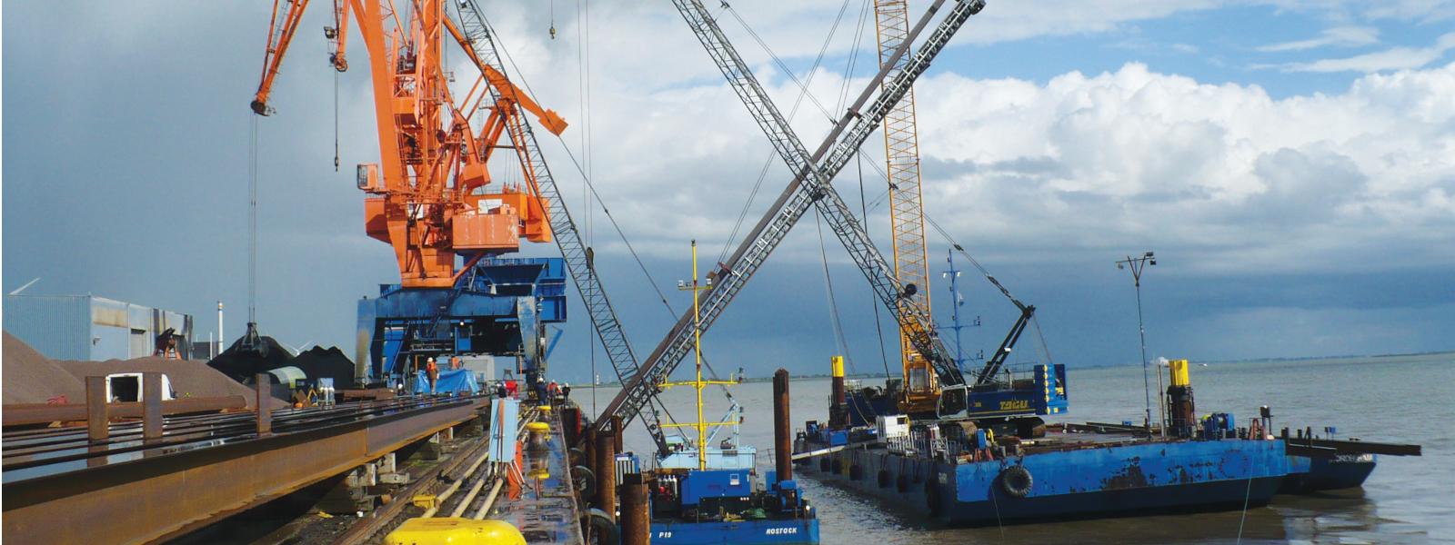 Installation of steel sheet piles | ArcelorMittal Sheet Piling